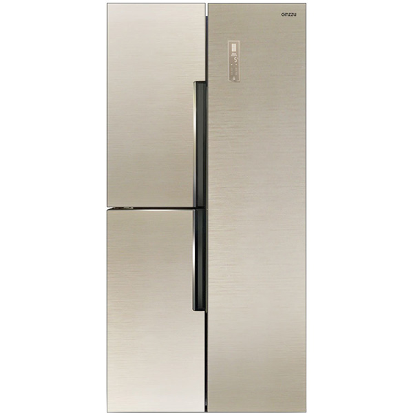 Купить Холодильник GINZZU NFK-535 inverter шампань стекло в Крыму, цены ...