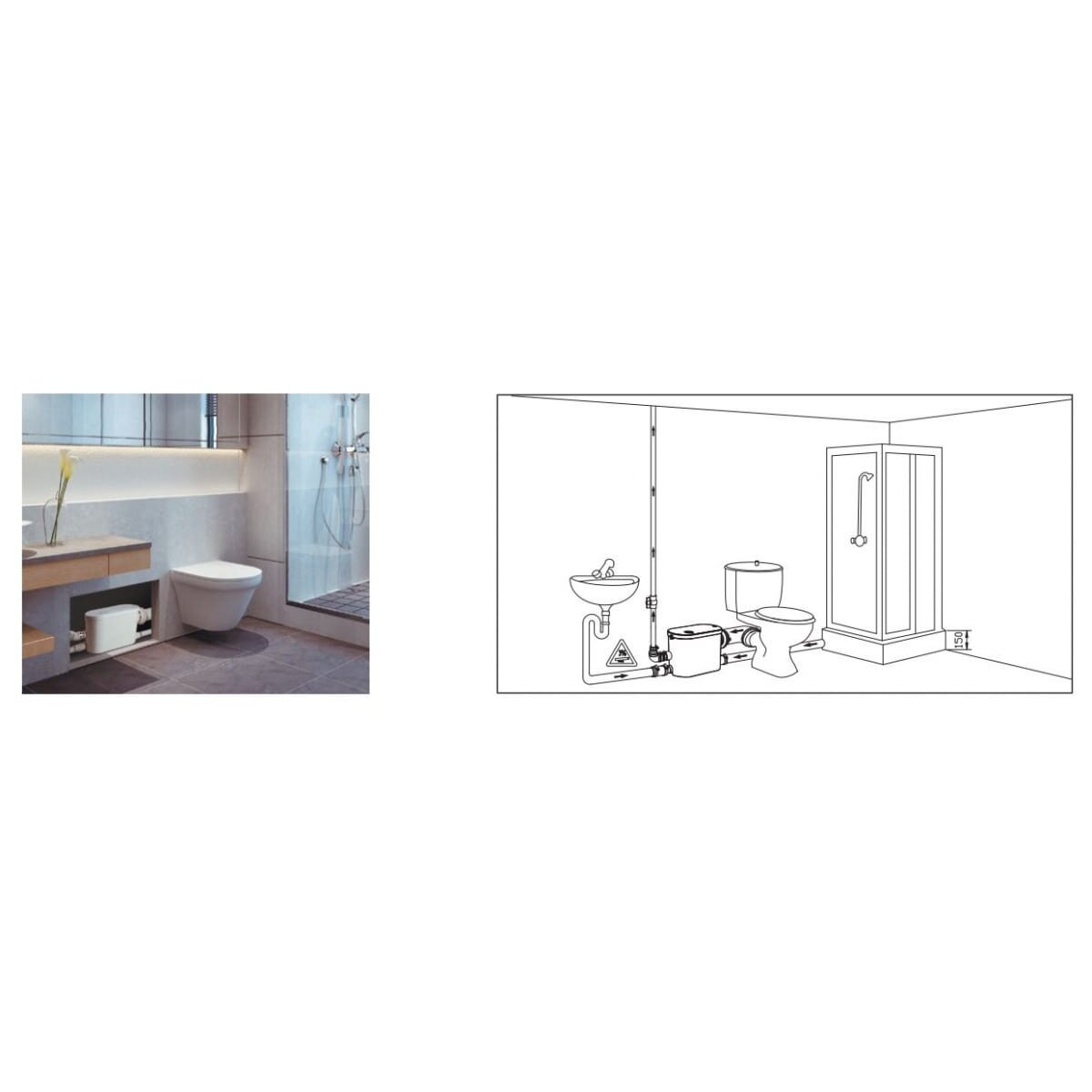 Купить Насос измельчитель Jemix STP-200 LUX 88454 бок. подключение ...